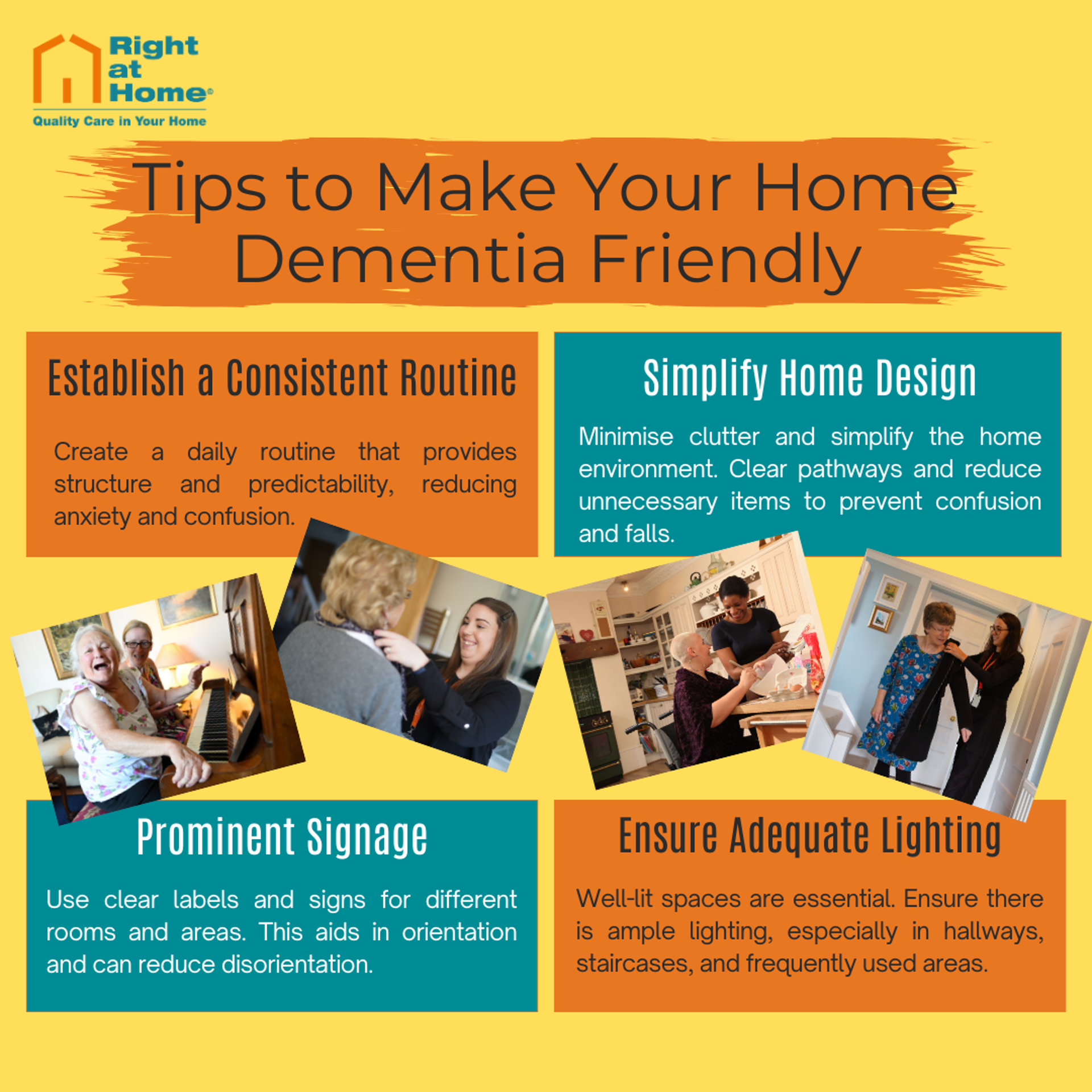 10 Tips to Make Your Home Dementia Friendly | Right at Home