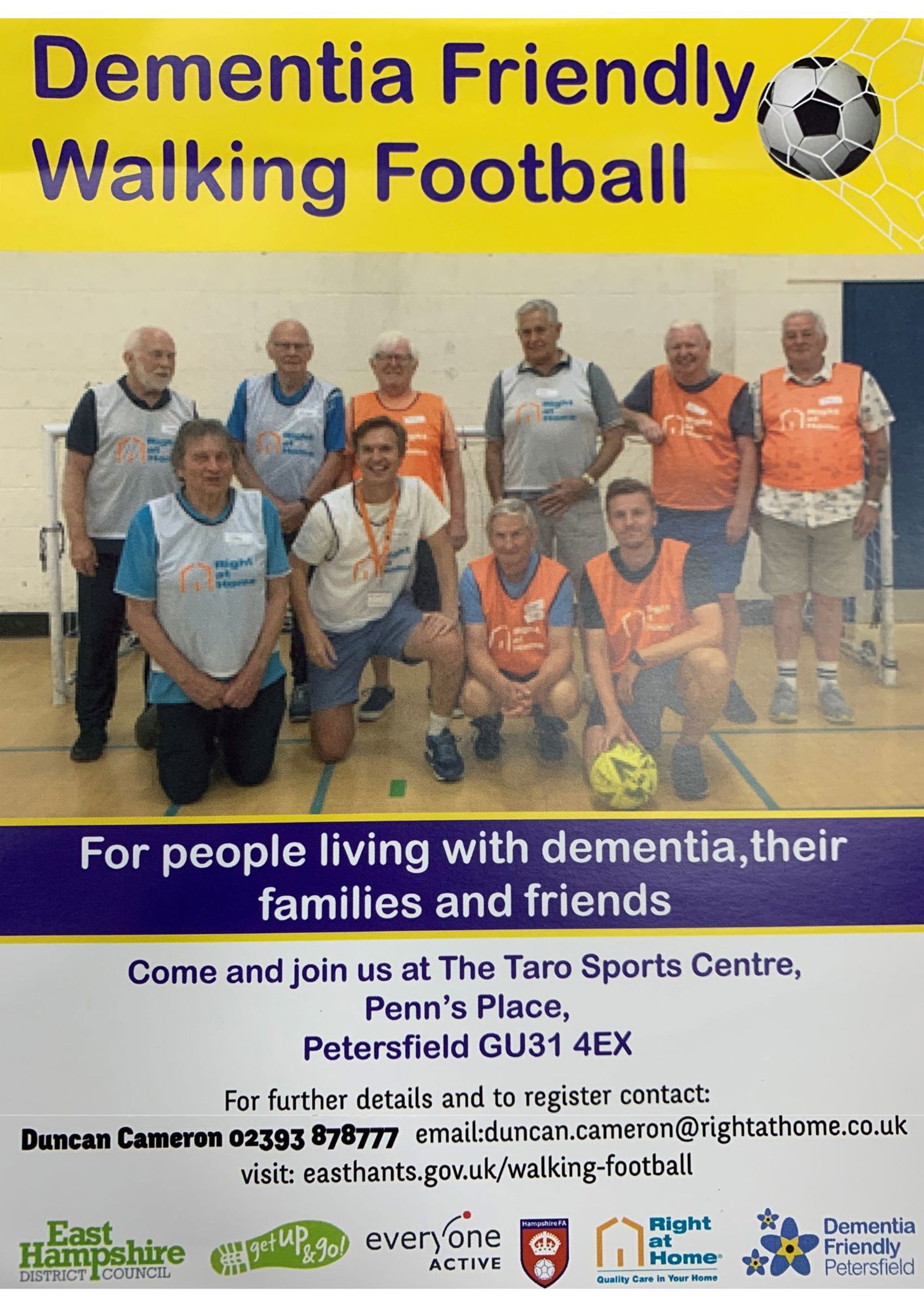 Dementia Walking Football | Right at Home